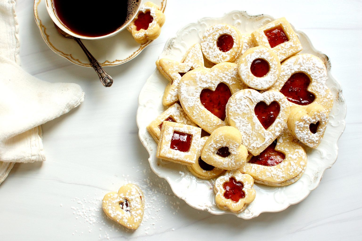 Shortbread Linzer Cookies Recipe | Unpeeled Journal