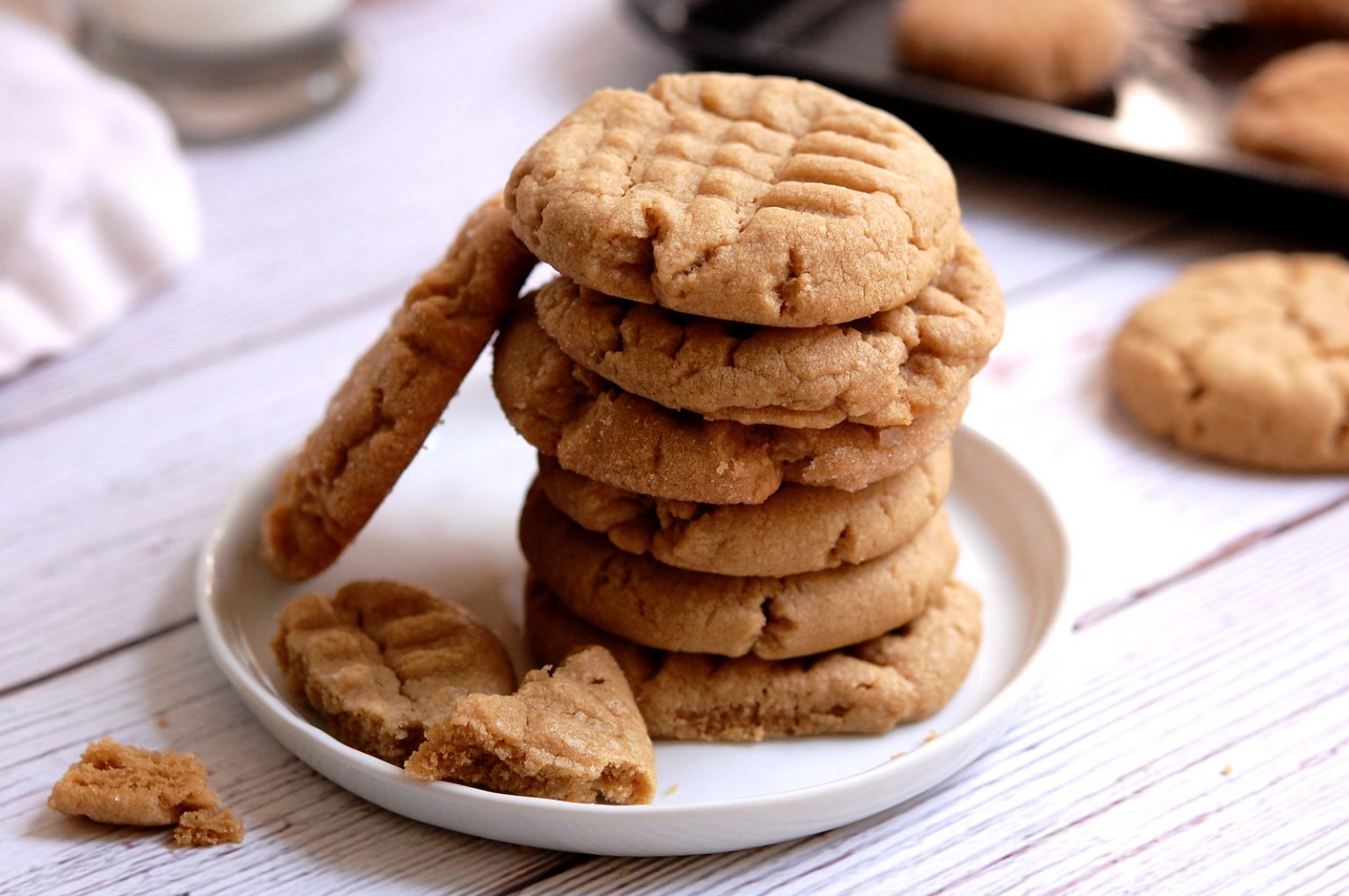 Old-Fashioned Peanut Butter Cookies Recipe | Unpeeled Journal