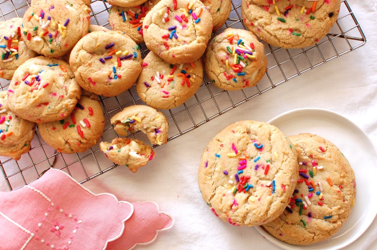 Soft Sprinkle Cookies Recipe | Soft + Chewy